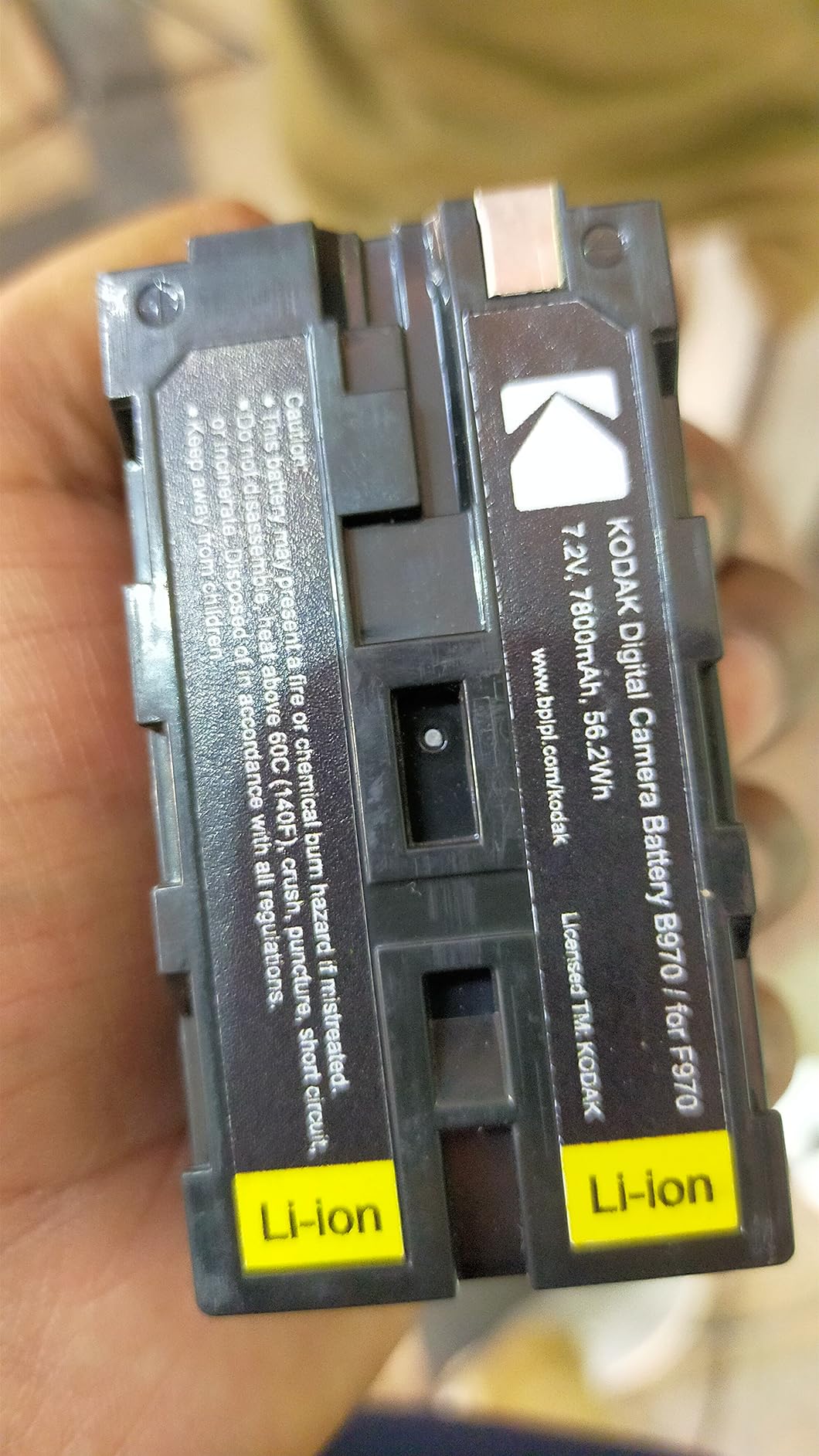 Buy Kodak B970 F970 7.2V 7800mAh 56.2Wh Digital Camera Battery Online ...