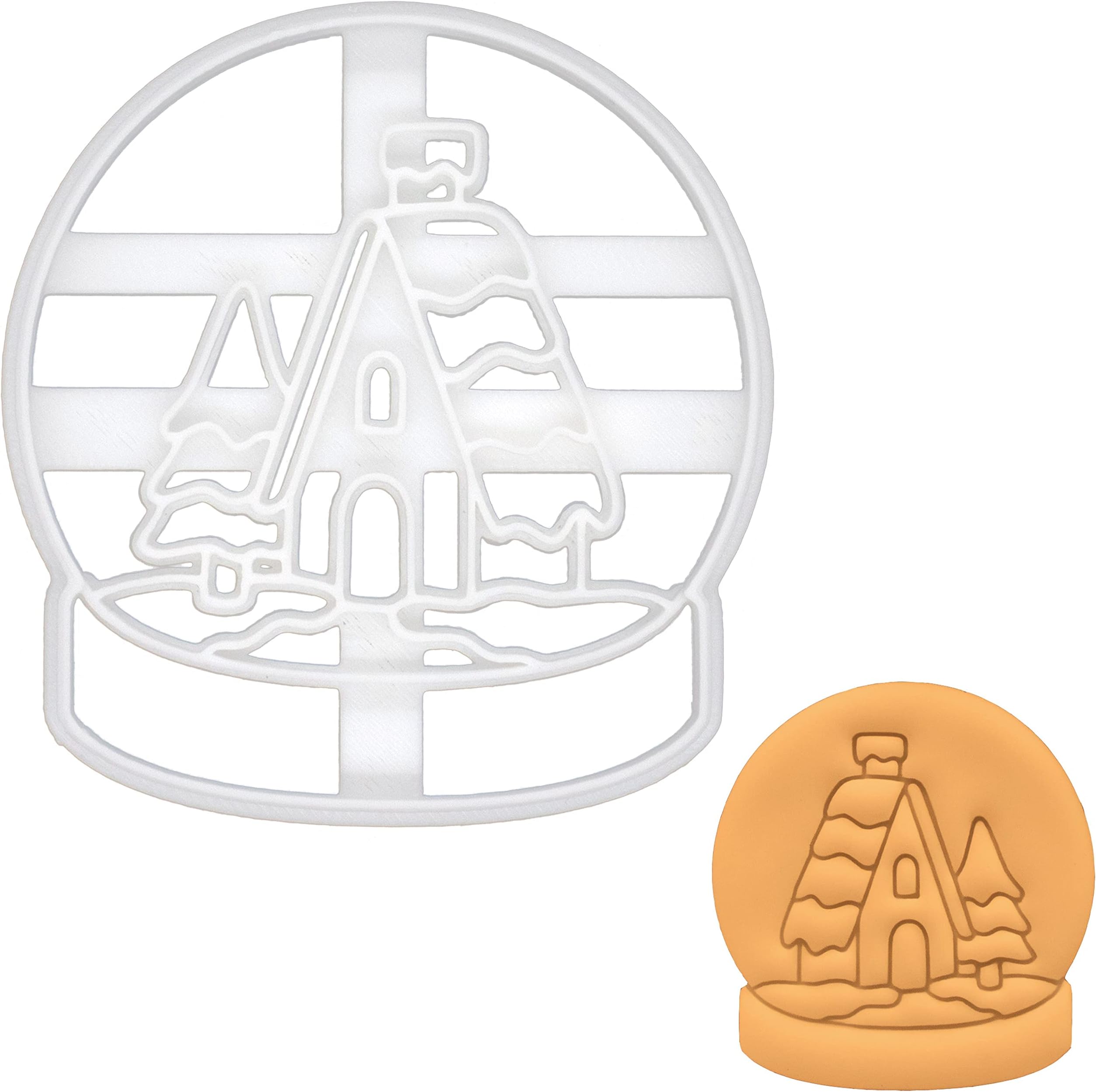 Amazon.com: THE COOKIE CUTTER SHOP Snow Globe/Crystal Ball 3.5 Inch ...