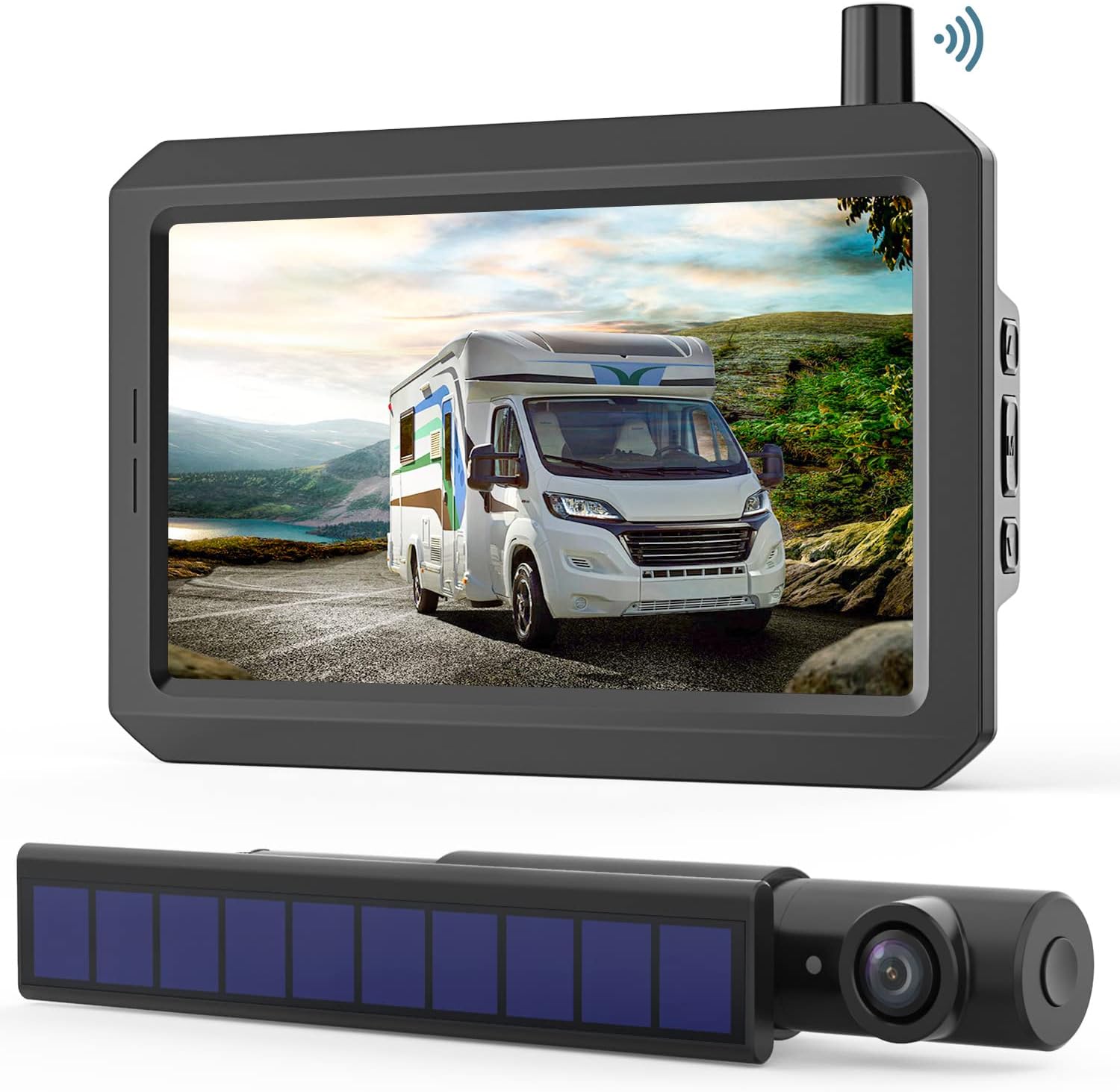 Smart Solar Backup Camera Solar 1080P, 3 Mins India Wireless Backup ...