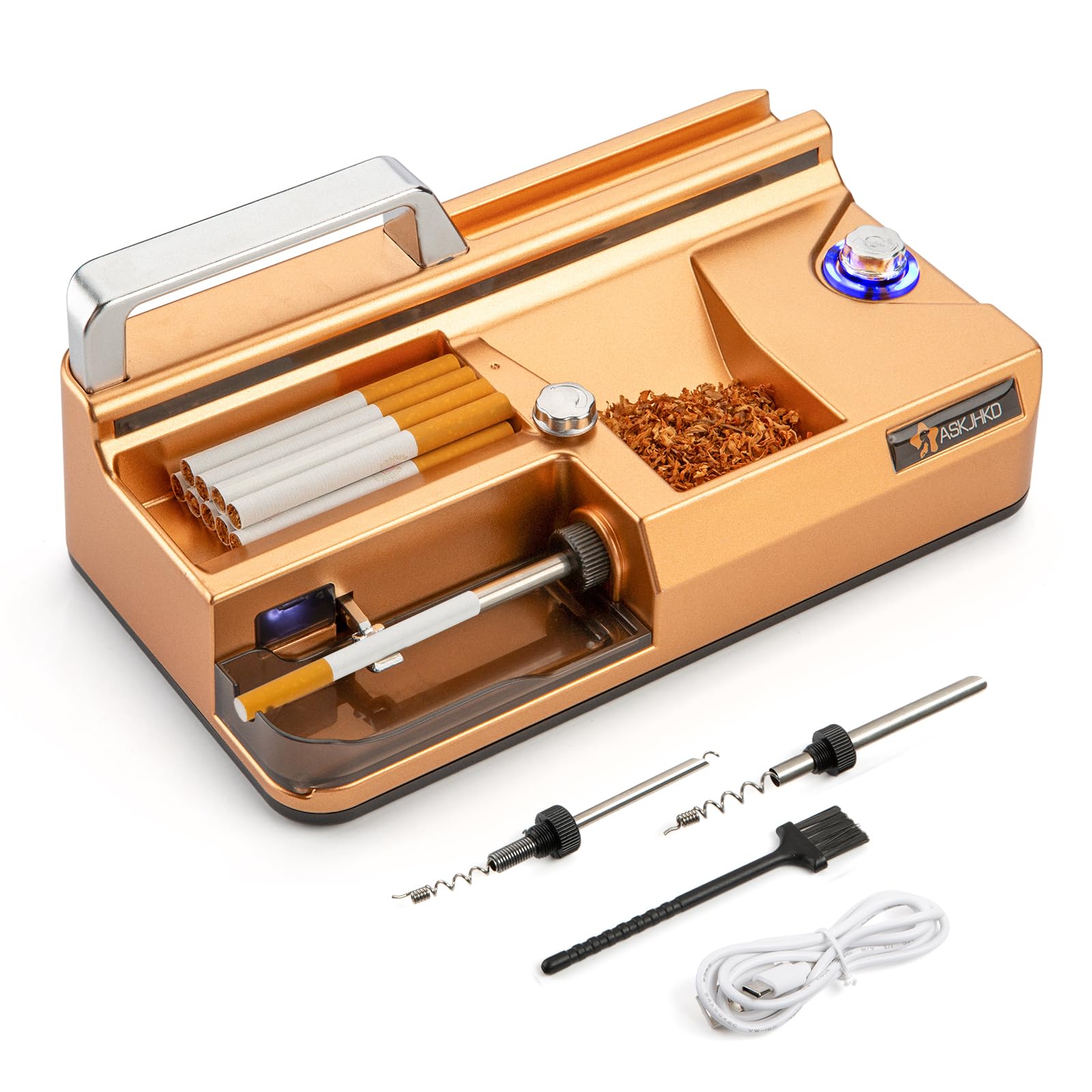 Amazon.com: Electric Cigarette Rolling Machine, Automatic Cones Loader ...