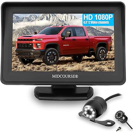 Padarsey 5 Inch TFT LCD Car Color Rear View Monitor Screen for Parking ...