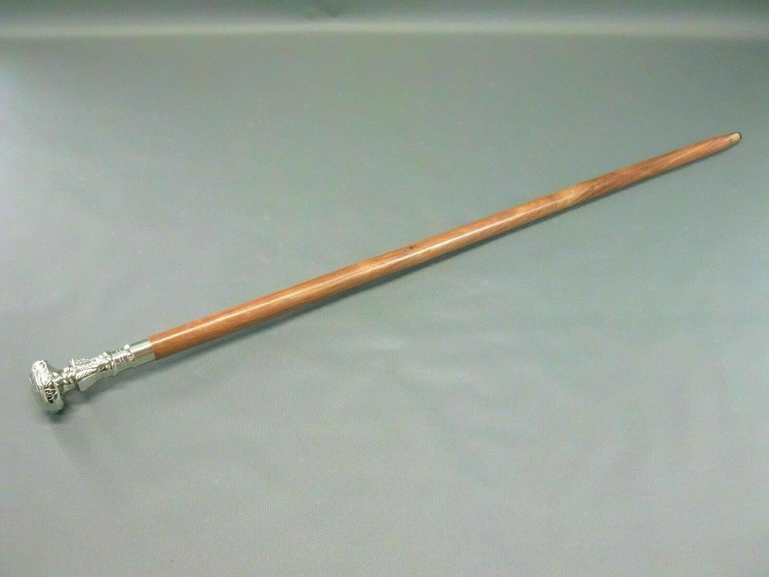 IBLAY Walking Stick Wood & Metal Mens Walking Canes Spindle Shaft ...