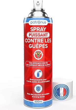 Powerful Spray for Wasps, Hornets and Nests 500 ml – Anti-Wasp Spray ...
