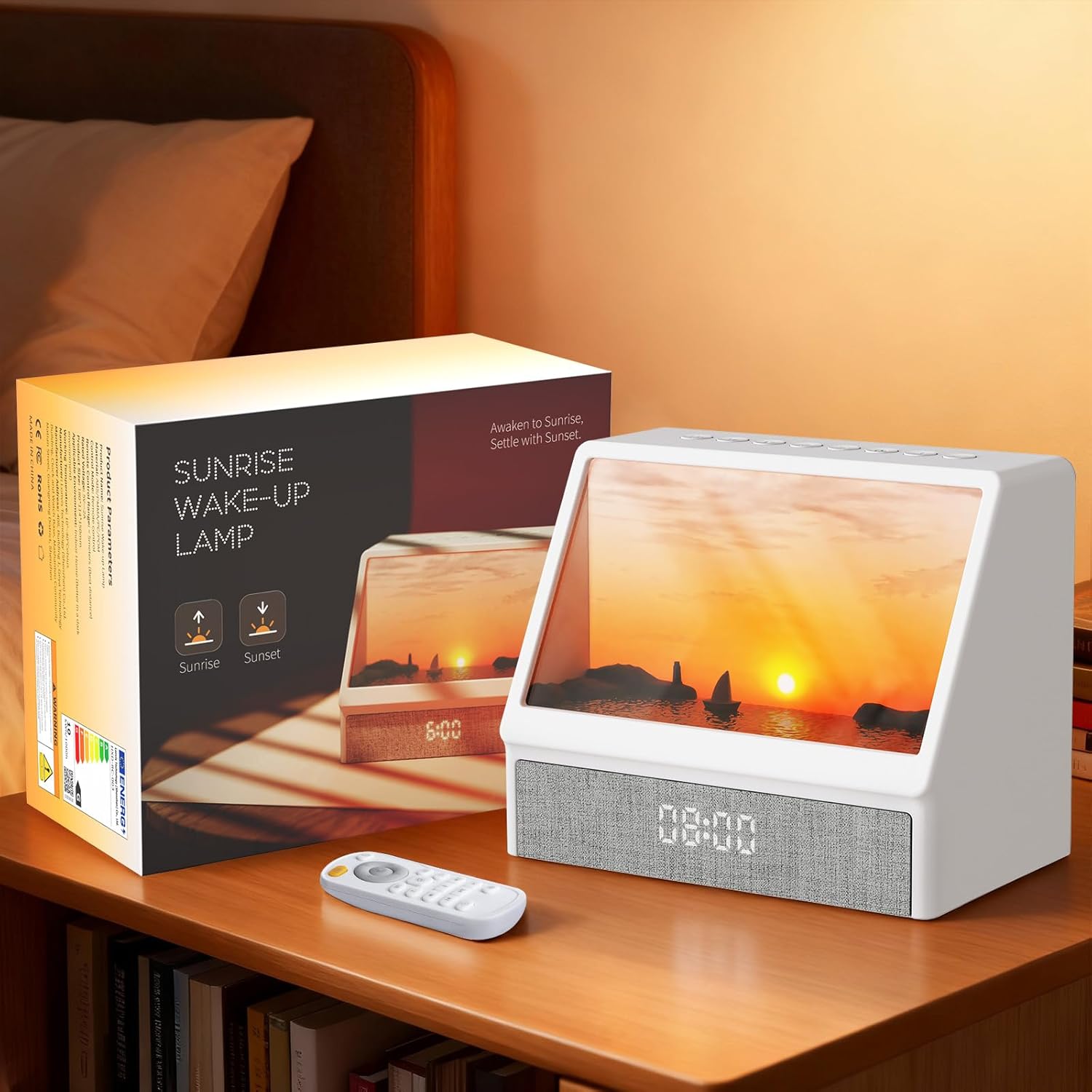 Amazon.com: Sunrise Alarm Clock, White Noise Sound Machine for Bedroom ...