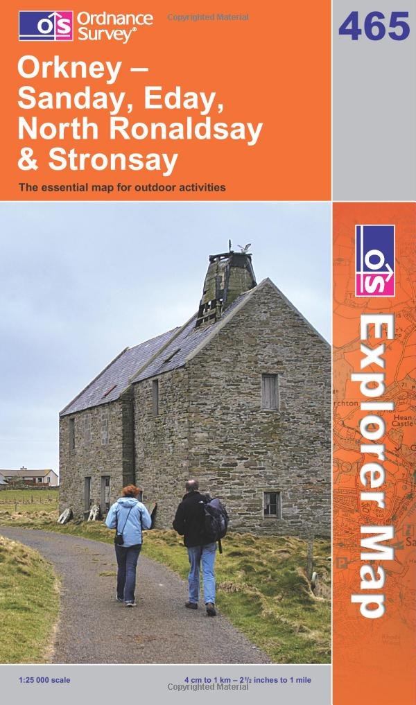 ORKNEY SANDAY EDAY (EXPLORER MAP): Ordnance Survey: 9780319240014 ...
