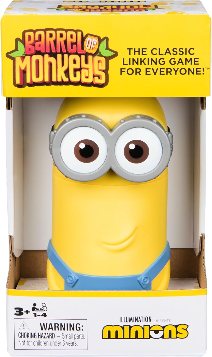 Amazon.com: Spin Master Games, Barrel of Monkeys Minions, Classic ...