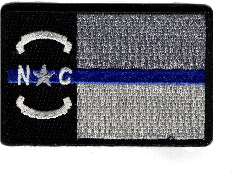 Amazon.com: North Carolina State Flag NC Embroidered Hook Patch NCP1 ...