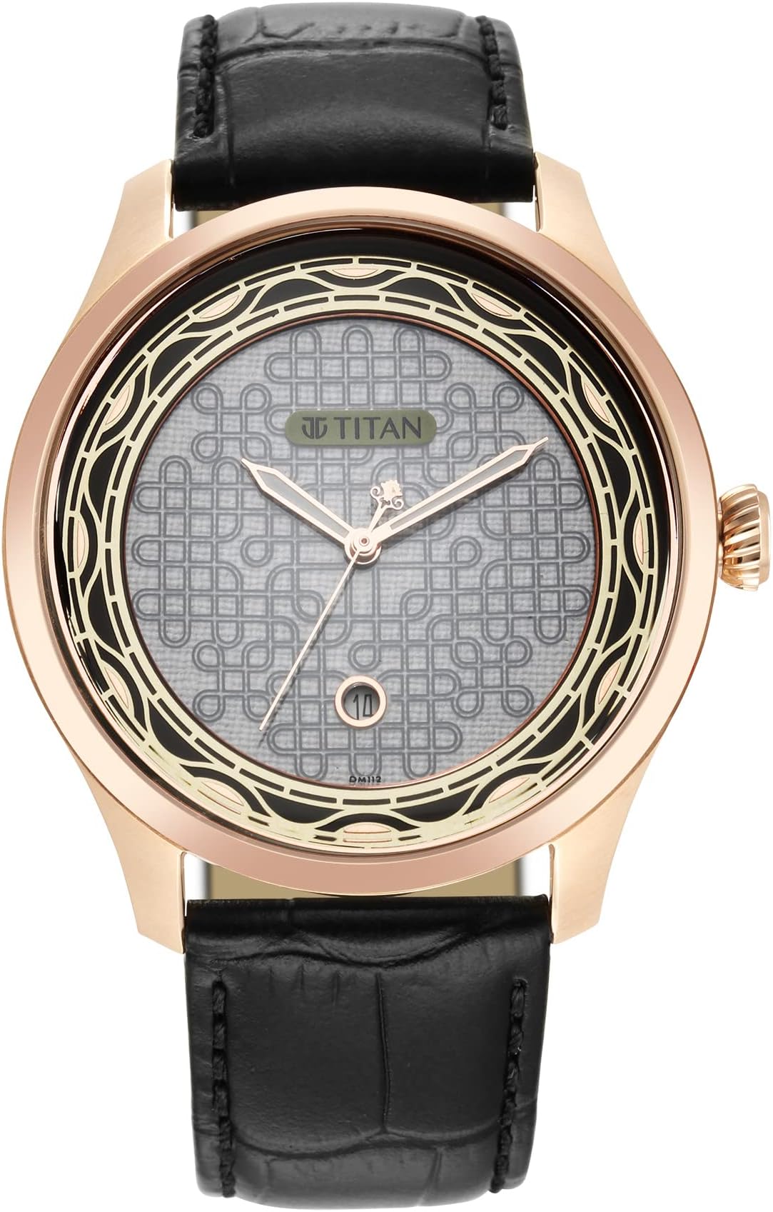 Titan Regalia Wedding Grey Dial Quartz Multifunction Leather Strap ...