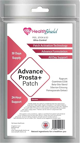 Advance Prosta+ Patch | Prostate Patch | 30 Days Supply : Amazon.co.uk ...