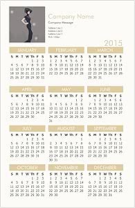 Amazon.com: Vistaprint Gray Fashion Model Poster Calendars : Office ...