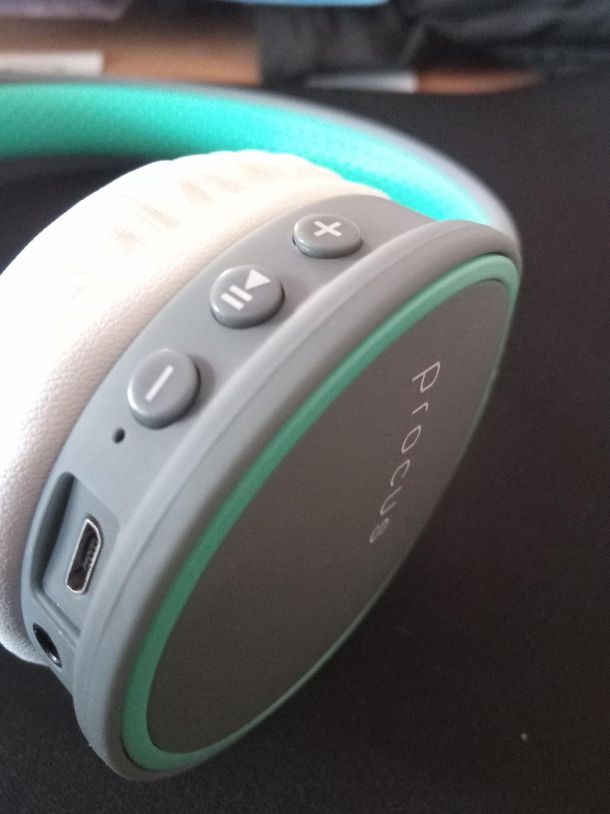 Procus Urban Bluetooth Headphones (On-Ear Wireless) Hi Bass, with ...