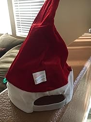 Amazon.com: Chantilly Lane 14" Dancing Santa Hat with LED Sings "Jingle ...