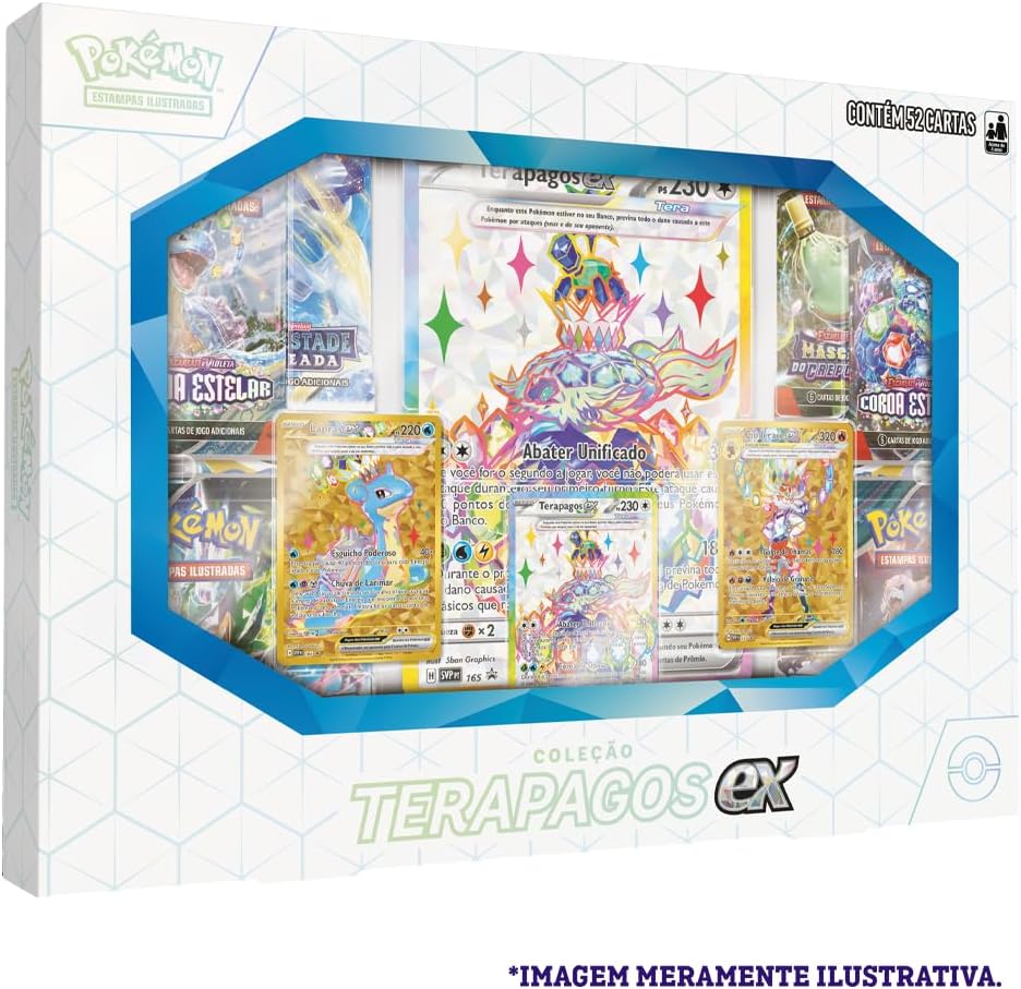 Pokémon TCG, Box Terapagos Ex | Amazon.com.br