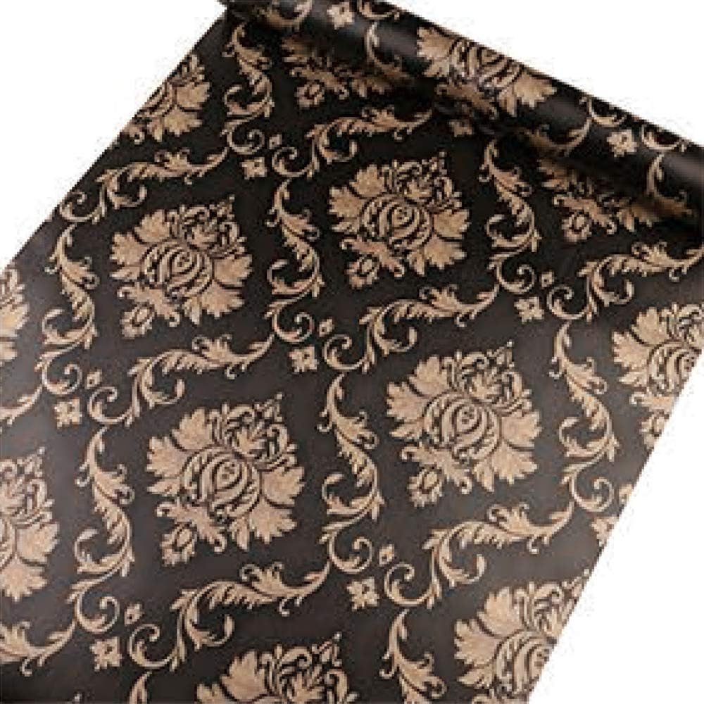 Amazon.com - LovingWay Retro Damask Shelf Liner 17.7x177 Inch Peel ...