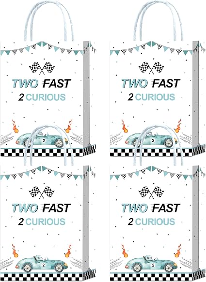 Amazon.com: YanZonic 2 Fast 2 Curious Birthday Decorations Bags, 16 Pcs ...