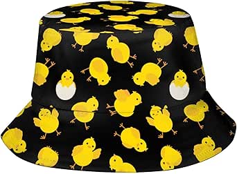 Funny Chicken Bucket Hat for Men Women Boy Girl, Fashion Unisex Print ...