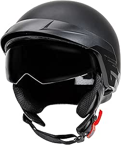 Amazon.com: Cartman Motorcycle Open Face Helmet with Sun Visor Quick ...