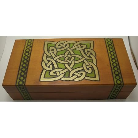 Amazon.com: Celtic Knot Design Polish Wooden Keepsake Box : Home & Kitchen
