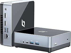 Amazon.com: Small Desktop Computer Intel N5095A Quad-Core(Beat N5105 ...
