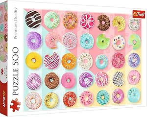 Trefl - 500-Piece Puzzle - Donuts Doughnuts - 48 x 34 cm - Jigsaw ...
