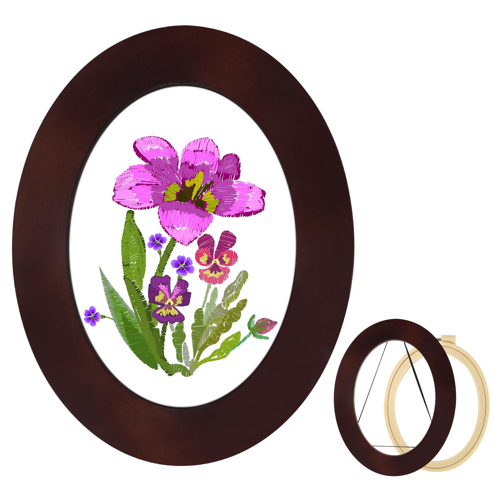 Embroidery Frame XEmbro 8 Inch Hexagon Wood Embroidery Hoop Frame ...