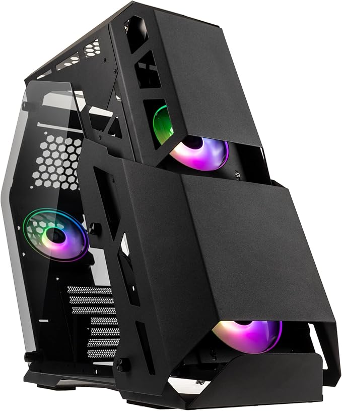 KOLINK Chungus Shredded PC Gehäuse Big Tower ATX Gehäuse A RGB PC ...