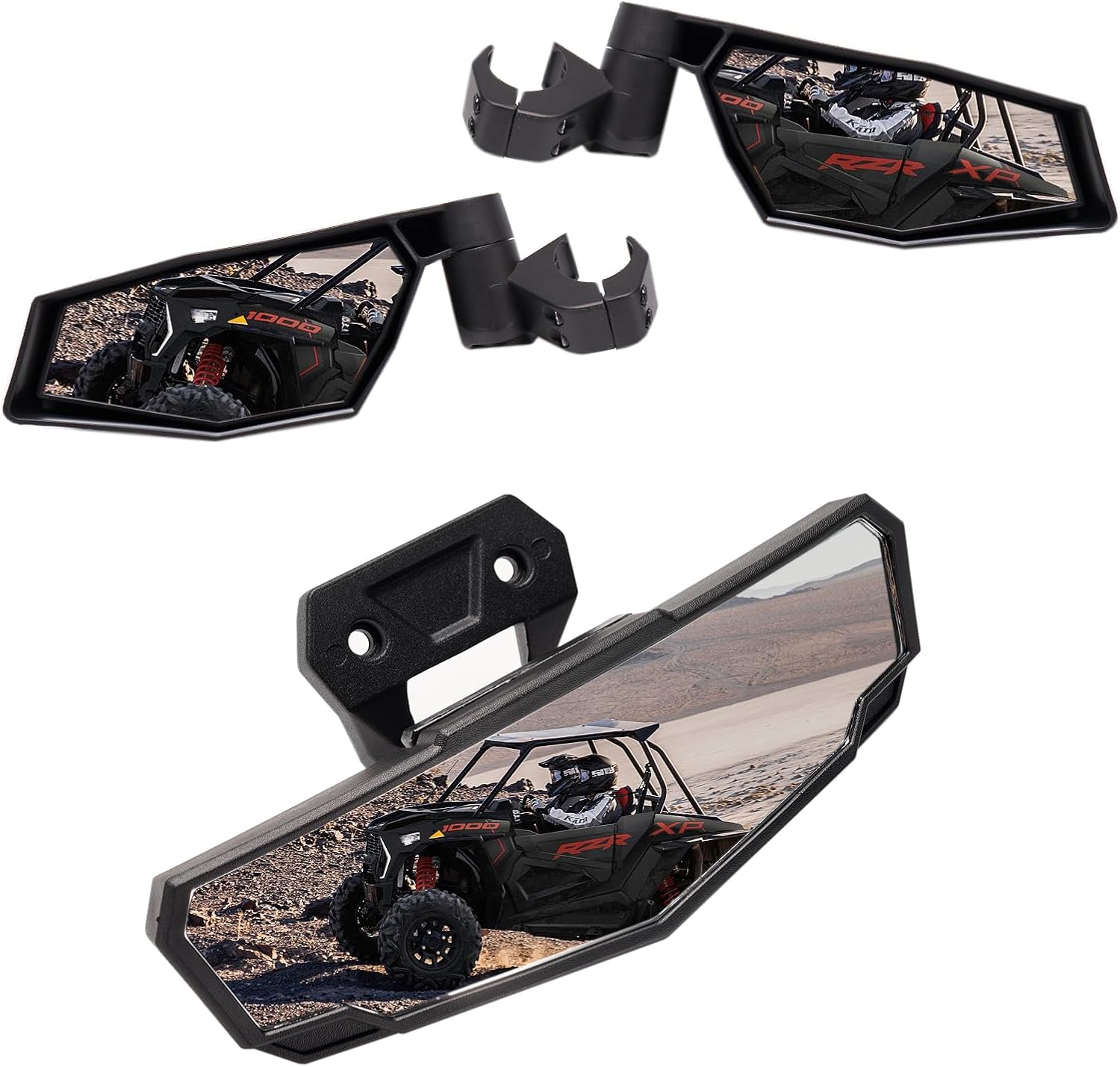 Amazon.com: A & UTV PRO Side Mirrors and Rear View Mirror Kit for 2024 ...