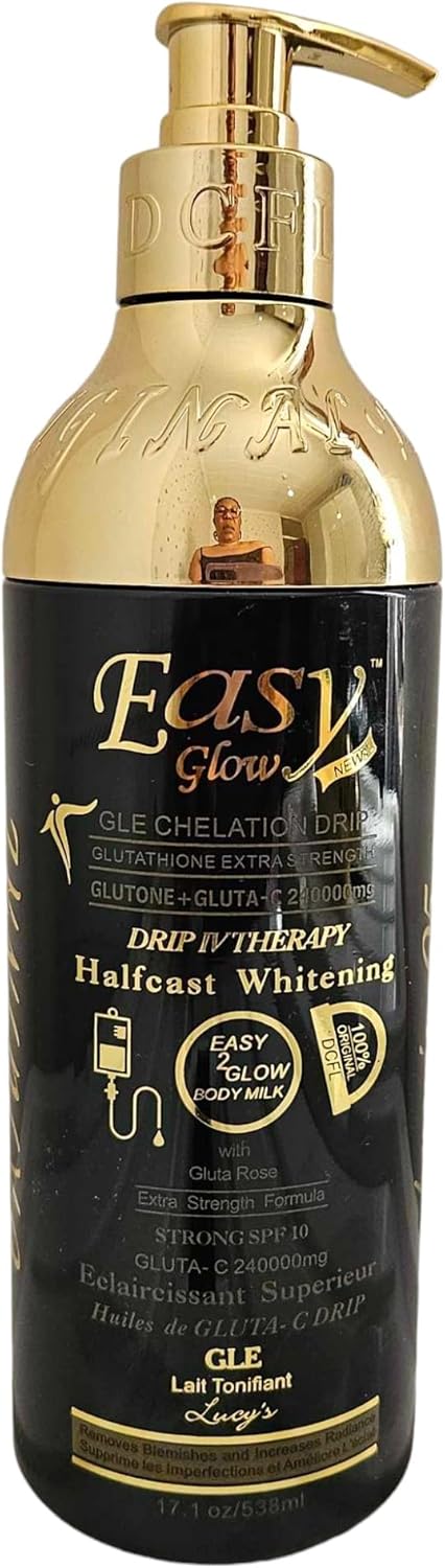 Easy Glow Lightening Body Milk (Black) 500ML - New Packaging : Amazon ...