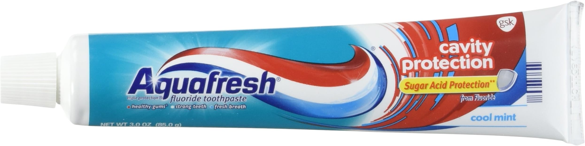 Amazon.com : Aquafresh Cavity Protection Fluoride Toothpaste, Cool Mint ...