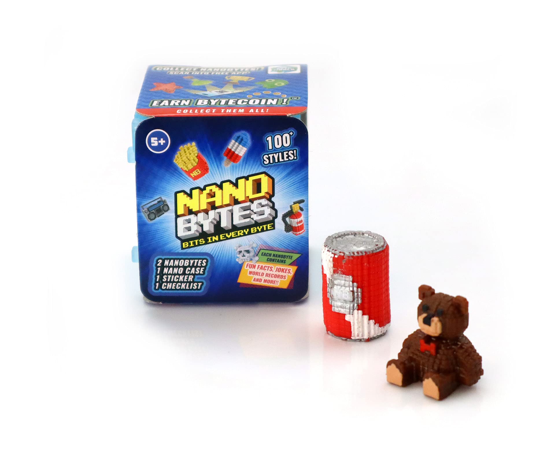 Buy Nanobytes Bandai NanoBytes 2-Pack - 2 NanoBytes, 2 Stickers, 1 Nano ...