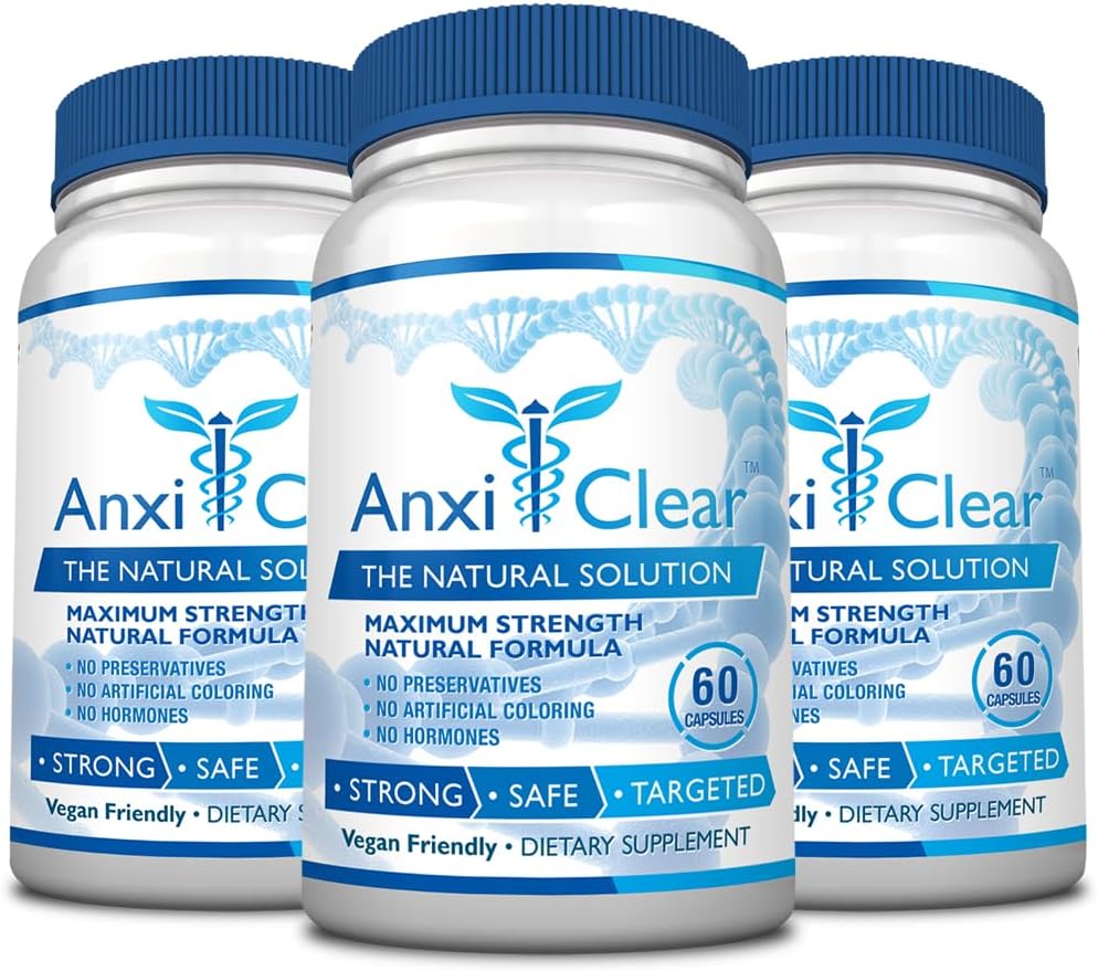 Amazon.com: AnxiClear Consumer Health Boosts Mood, Calms The Mind ...