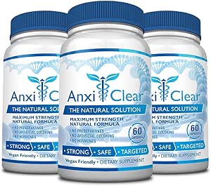 Amazon.com: AnxiClear Consumer Health Boosts Mood, Calms The Mind ...