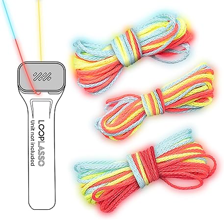 Amazon.com: Loop Lasso® Nano Rainbow UltraGlow™ String Pack ...
