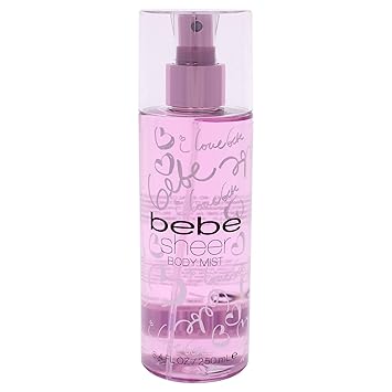 Amazon.com : Bebe Sheer Body Mist for Women, 8.4 Fl Oz : Beauty ...
