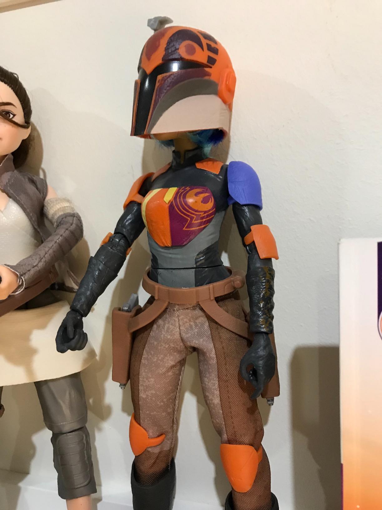 Star Wars Forces of Destiny 30cm Figure - Sabine Wren : Amazon.co.uk ...