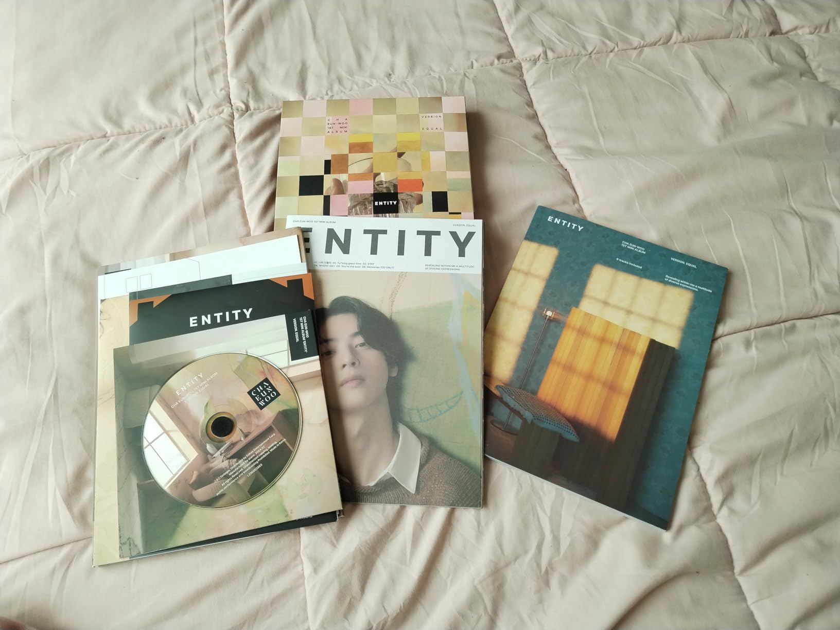 ENTITY Cha Eun-woo Album [Random ver.]+Pre Order Benefits+BolsVos K-POP ...