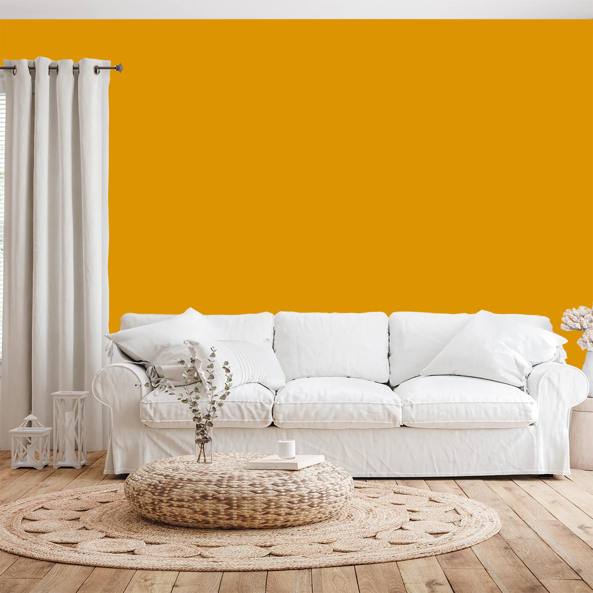 Pintura De Pared De Color Amarillo Mostaza