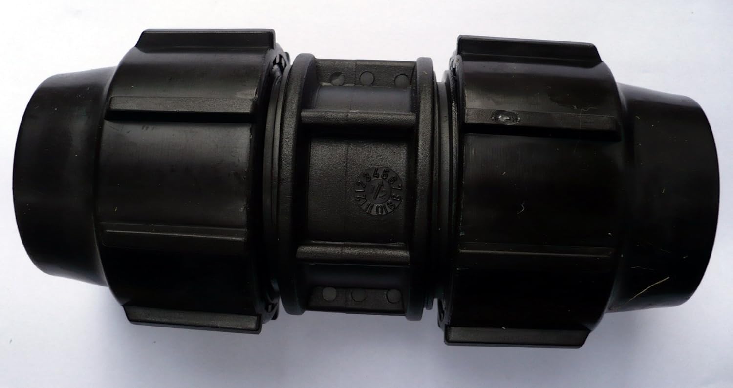 Amazon.com: Hose or Plastic Pipe Compression Joiner. 1.1/2" (40mm ...