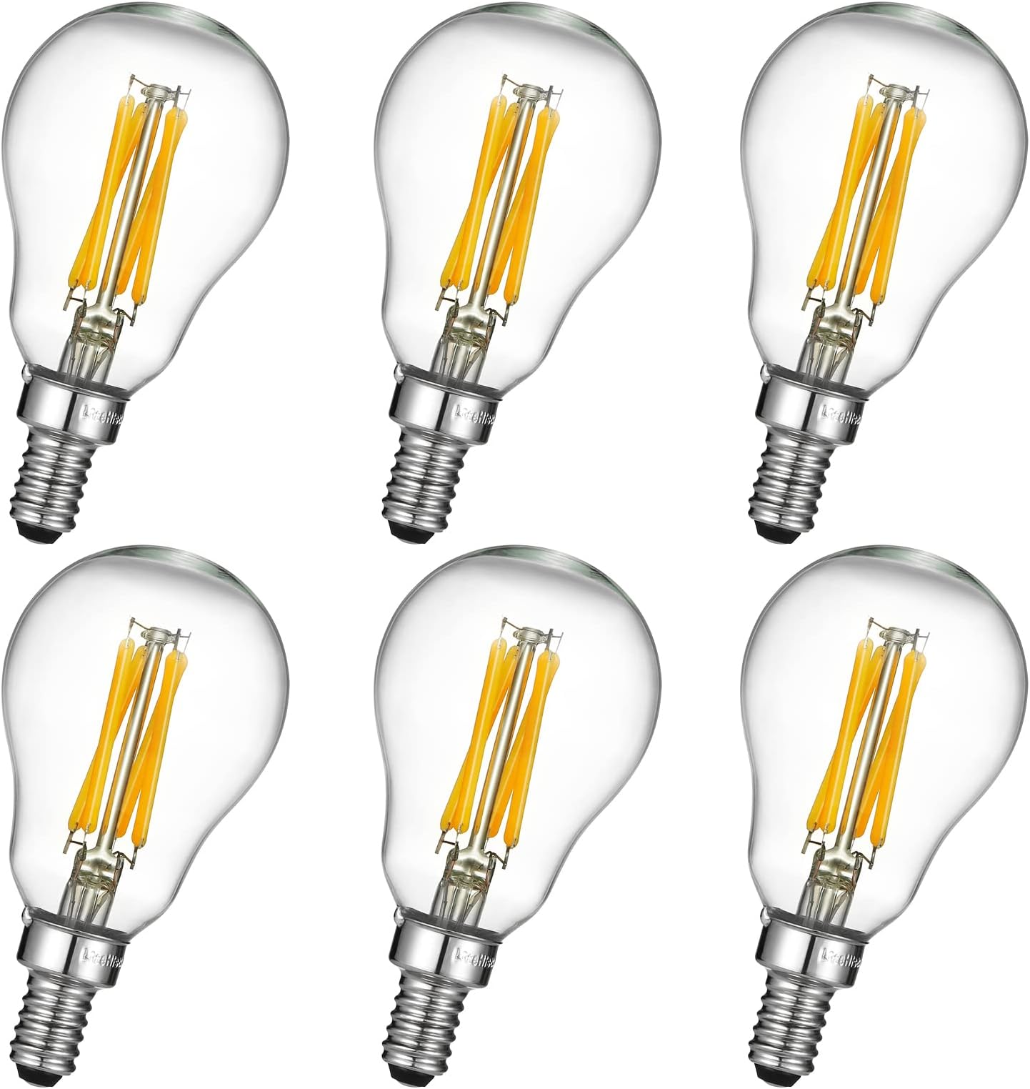 SYLVANIA 4-Pack 60-Watt Clear Candelabra Base Ceiling Fan Light ...