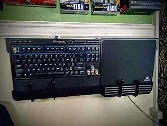 Amazon.com: YYST Keyboard Mouse Wall Mount Wall Holder Wall Rack - No ...