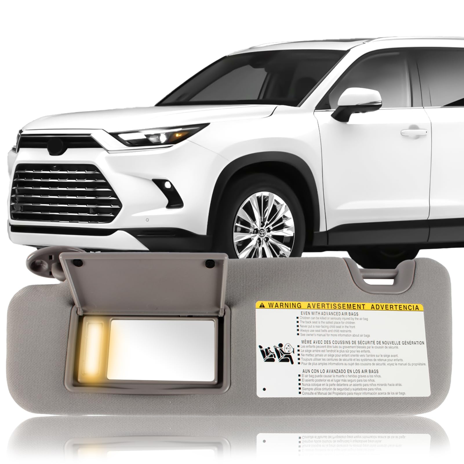 Highlander Sun Visor Escondido Toyota