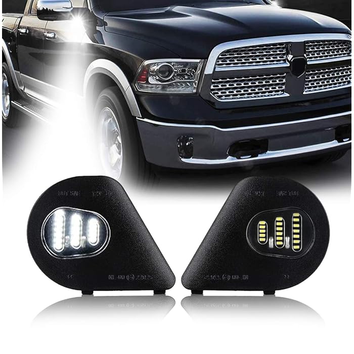 Buy D-Lumina Side Mirror Puddle Lights Assembly Compatible with 2010 ...