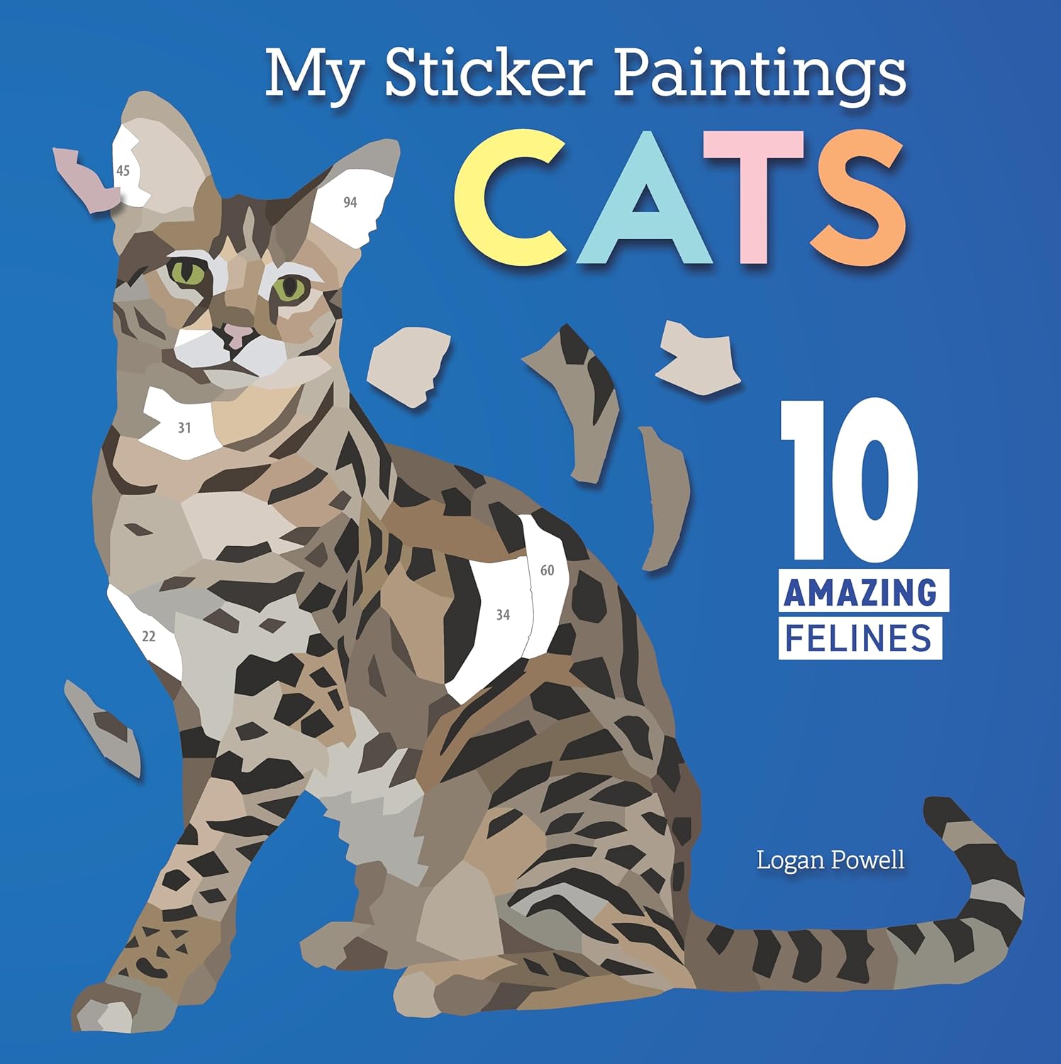 My Sticker Paintings: Cats: 10 Amazing Felines (Happy Fox Books) Create ...