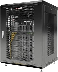 Amazon.com: Sysracks 15U Server Rack Cabinet Enclosure | Locking Vented ...