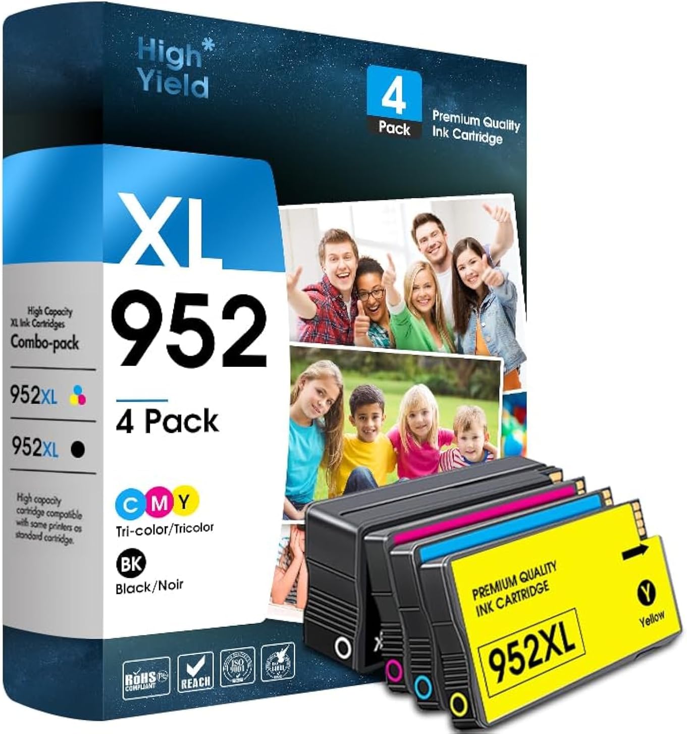 Amazon.com: 950XL 951XL Combo Pack Ink Cartridges Compatible for HP ...