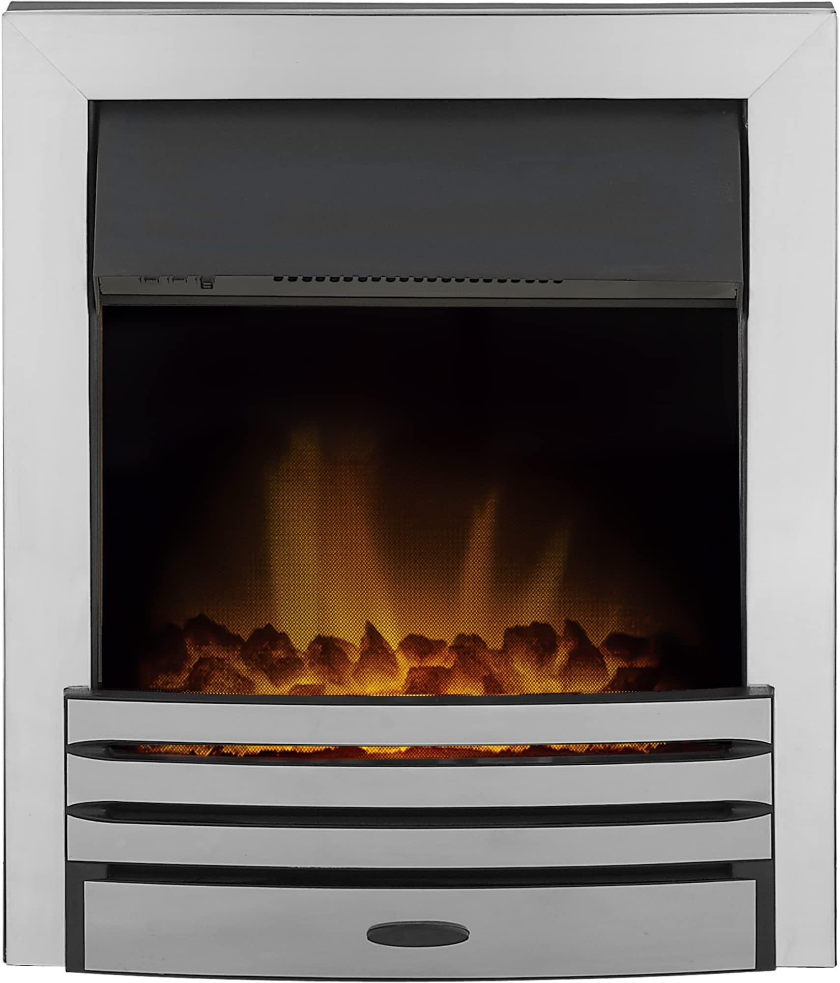Warmlite WL45048 Whitby 2kW LED Electric Fire Inset with Remote Control ...