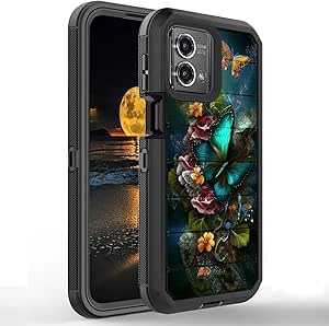 Amazon.com: DSRGRGFDJ Hybrid Dual-Layer Armor Protective Case,Hard PC ...