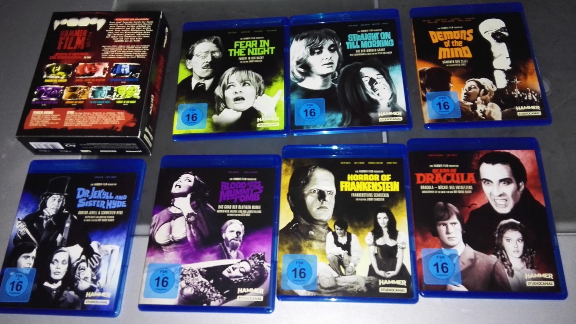 Hammer Film Edition - Digital Remastered [7 DVDs]: Amazon.de: Lee ...