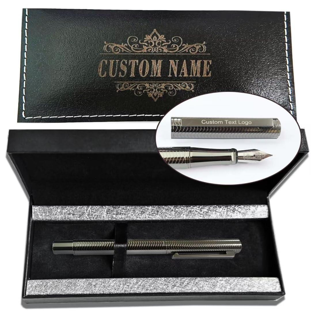 Amazon.com : Coregiftr Personalized Fountain Pen with Free Engraving ...