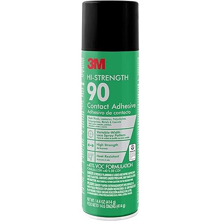 Amazon.com: 3M Hi-Strength Spray Adhesive 90 Low VOC, 14.6 oz ...